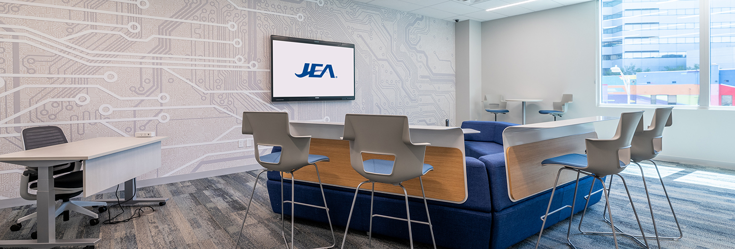 Hybrid Workplace Design and Office Furniture for JEA