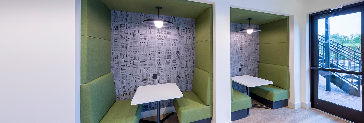 Wellness-focused workplace interior design for Vestcor