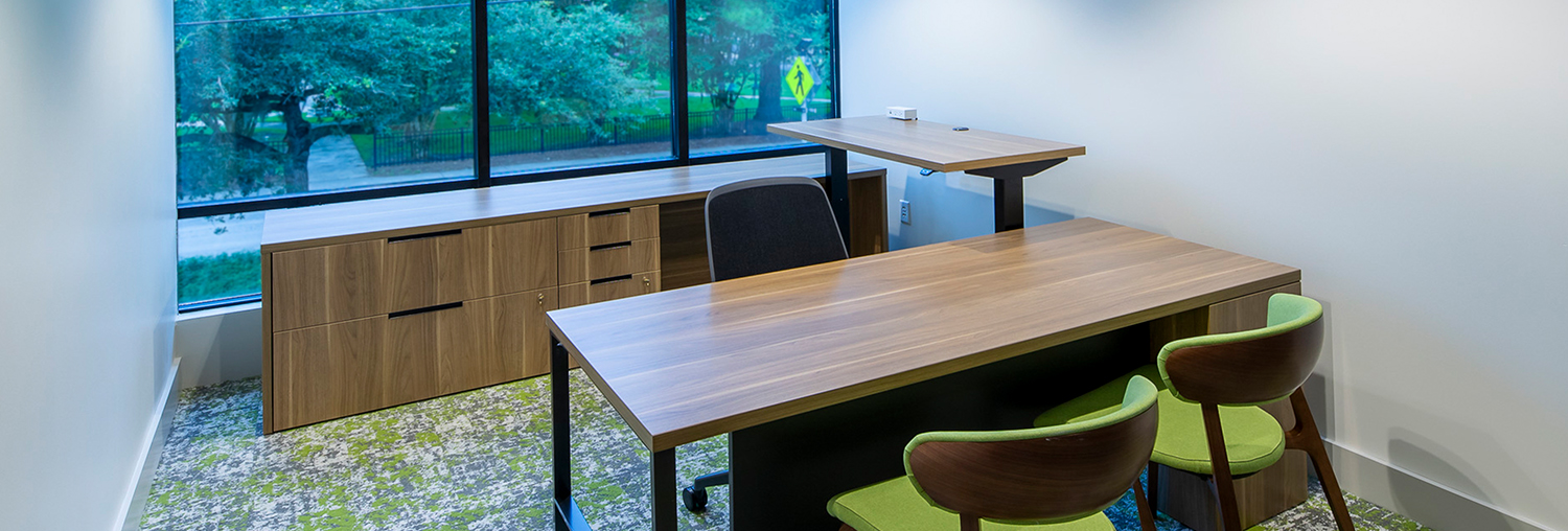 Wellness-focused workplace interior design for Vestcor